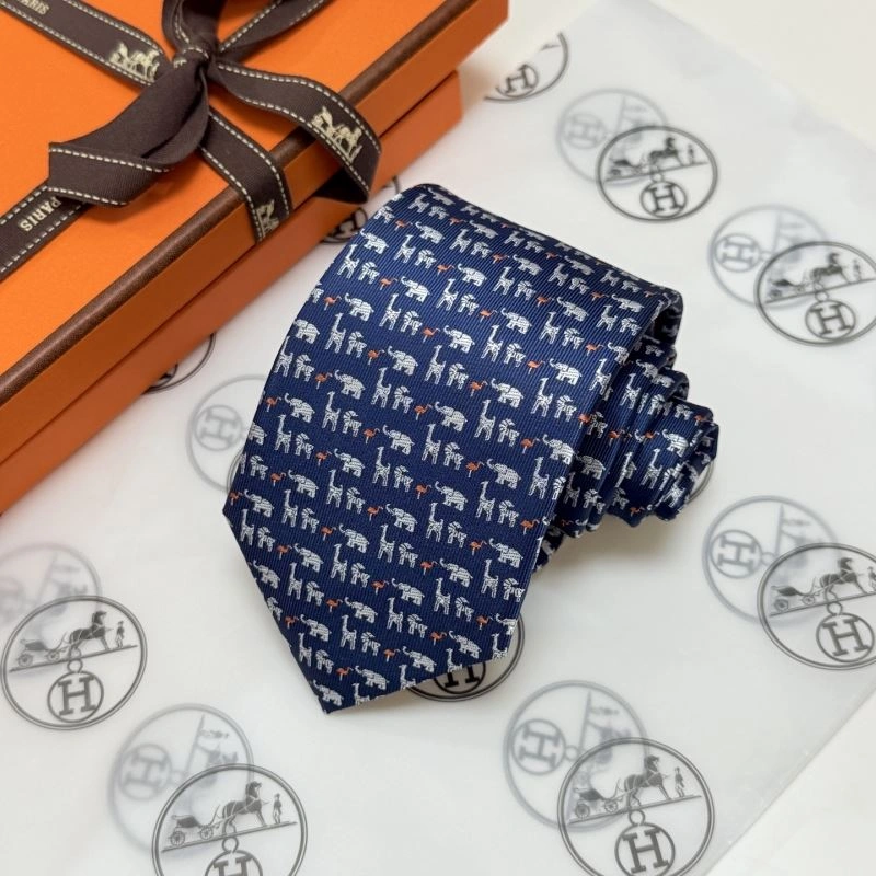 Brand-authenticated Hermes Neckties