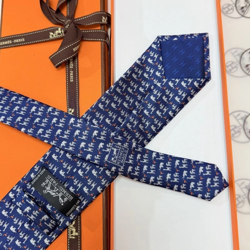 Brand-authenticated Hermes Neckties