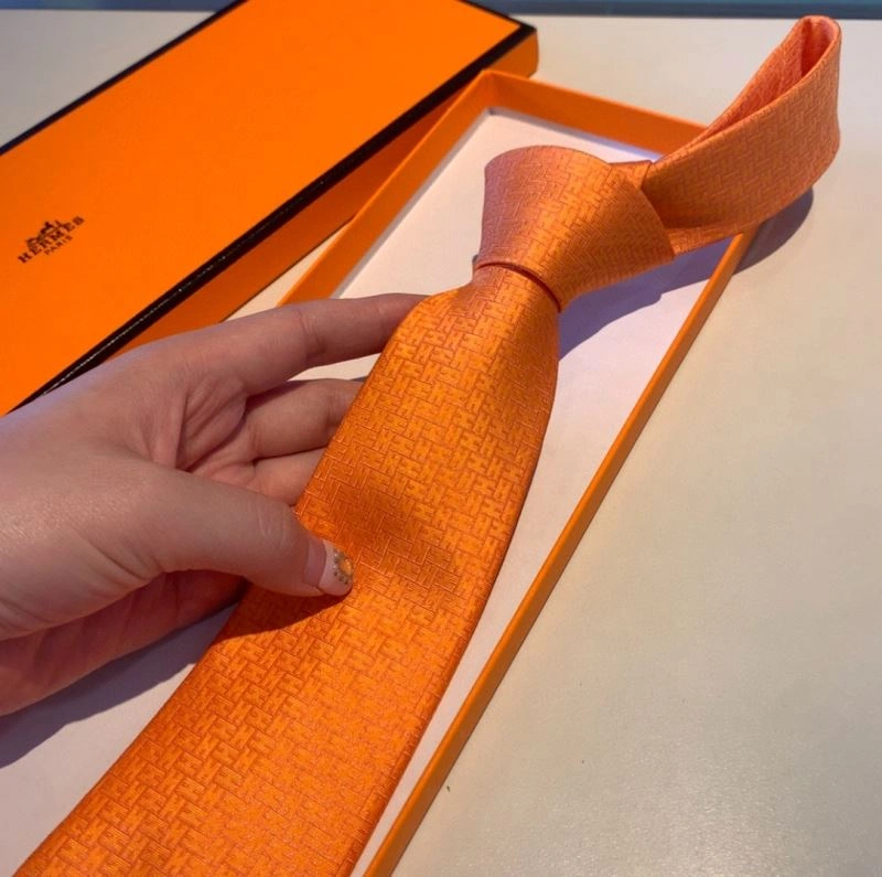 Brand-authenticated Hermes Neckties