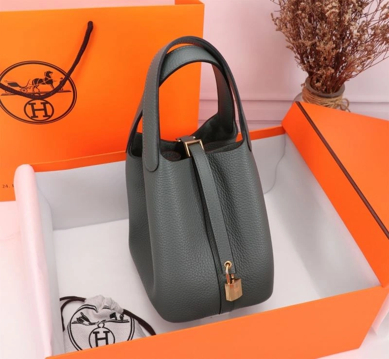 Brand-authenticated Hermes Picotin Lock