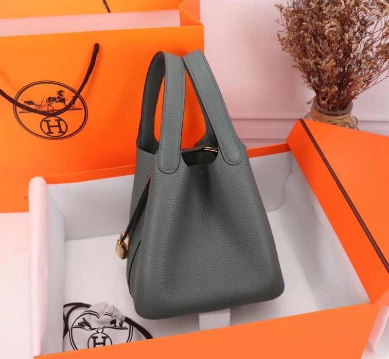 Brand-authenticated Hermes Picotin Lock