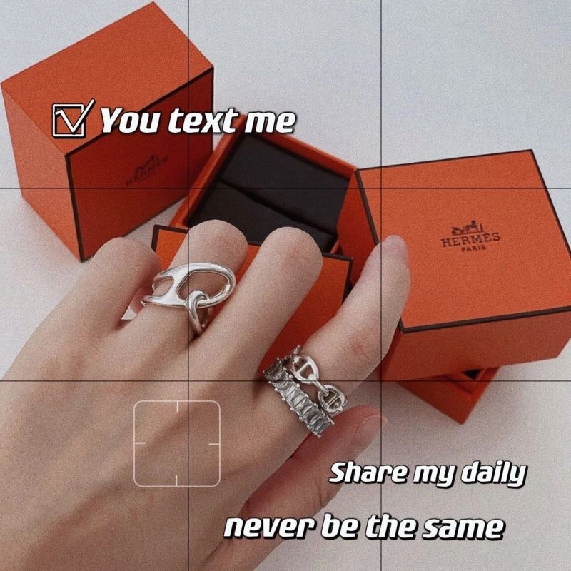 Value-priced Hermes Rings