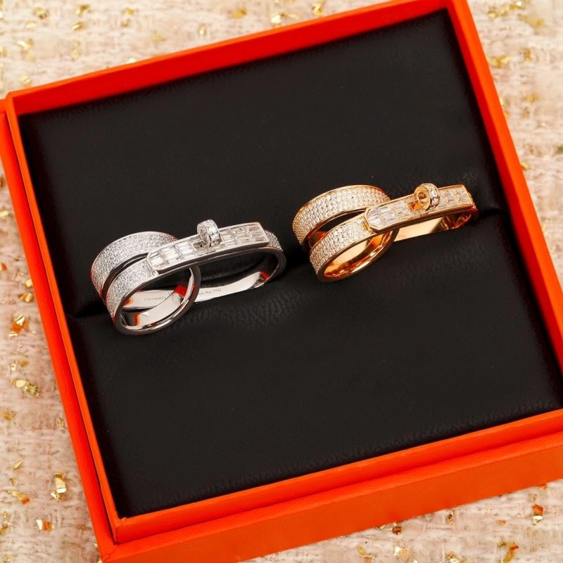 Brand-authenticated Hermes Rings