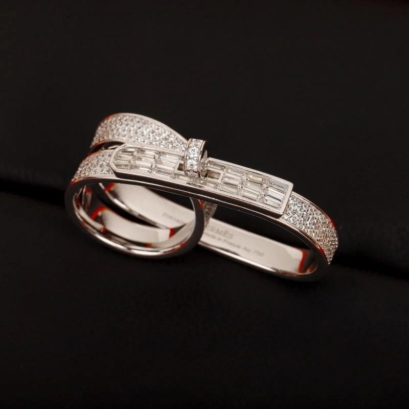 Brand-authenticated Hermes Rings