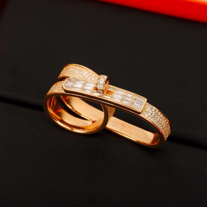 Brand-authenticated Hermes Rings