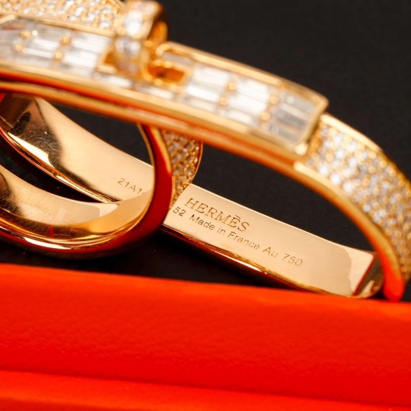 Brand-authenticated Hermes Rings