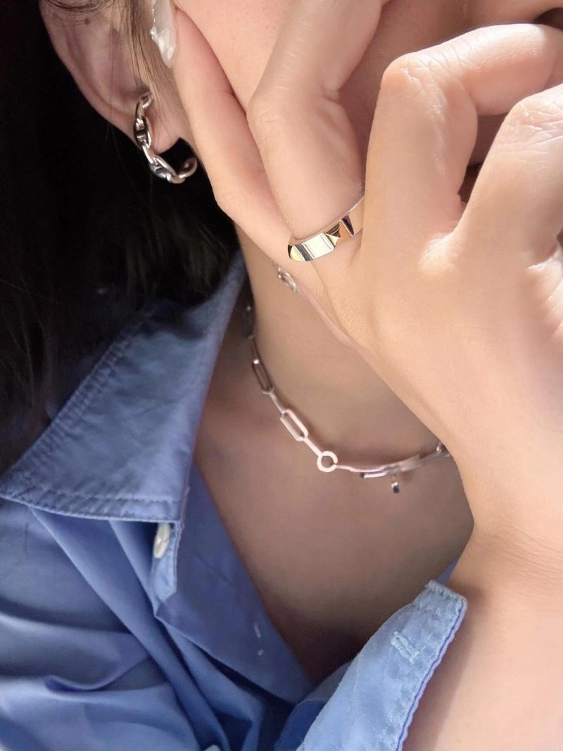 Top mirror Hermes Rings