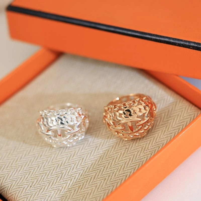 Brand-authenticated Hermes Rings
