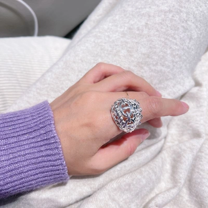 Brand-authenticated Hermes Rings