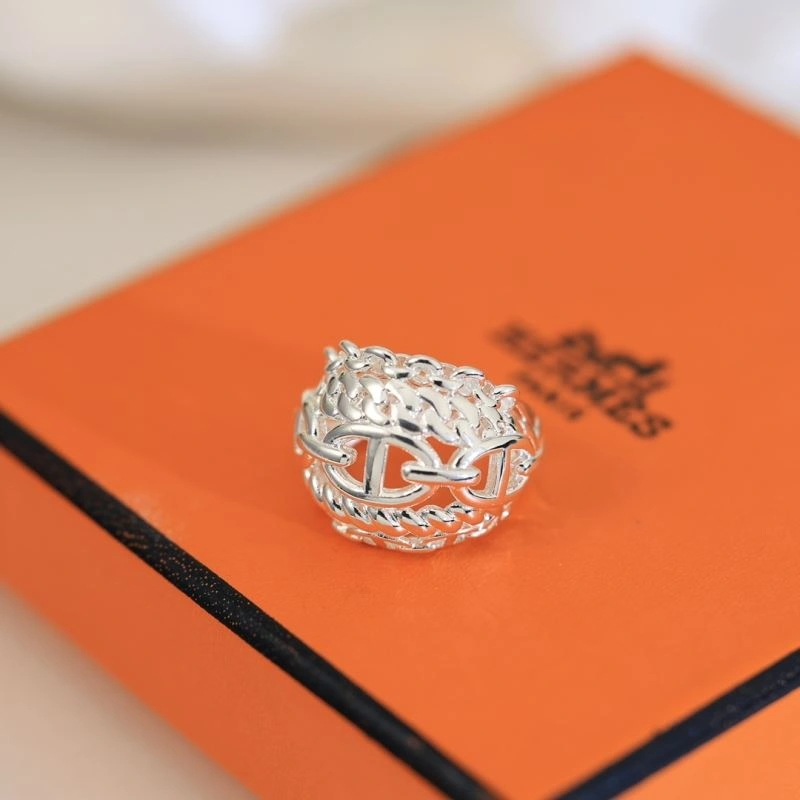 Brand-authenticated Hermes Rings