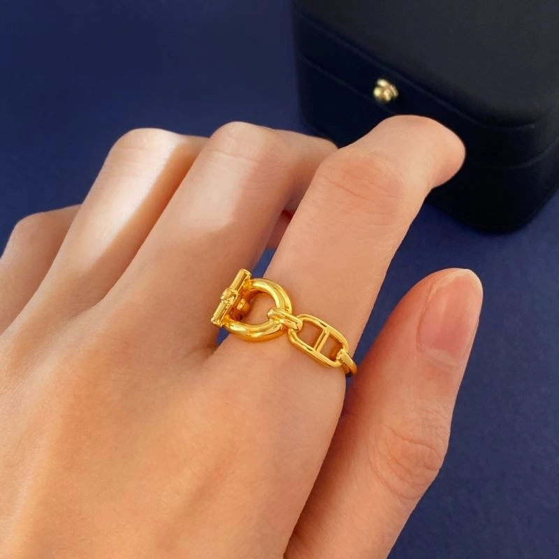 Mirror quality Hermes Rings