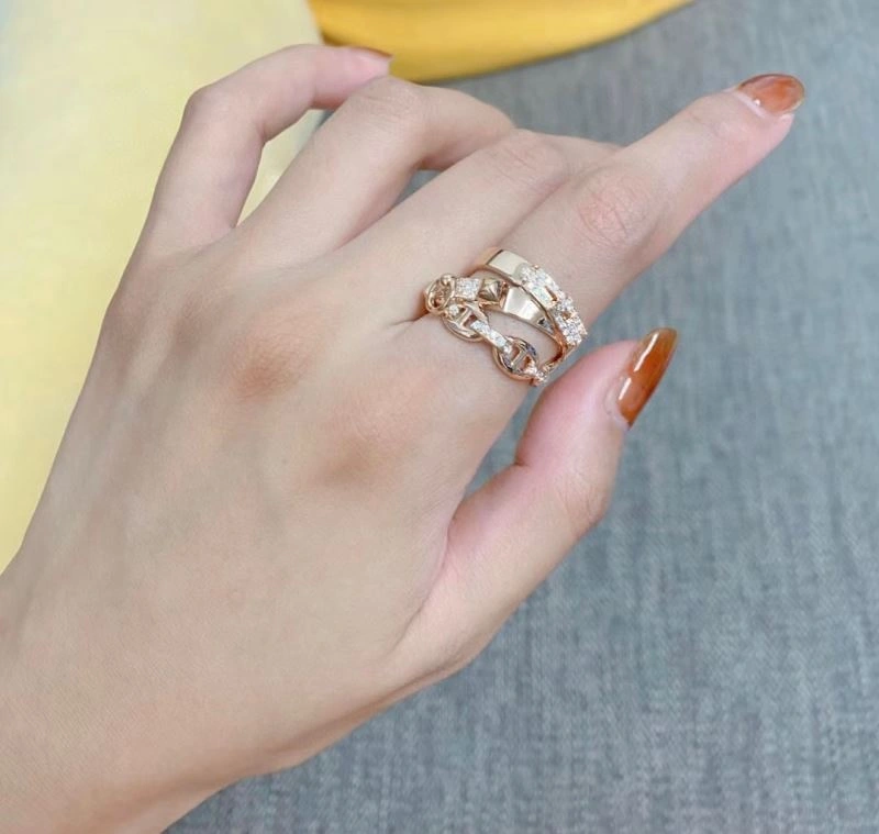 Top mirror Hermes Rings