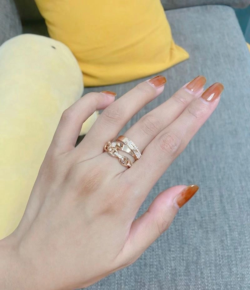 Top mirror Hermes Rings
