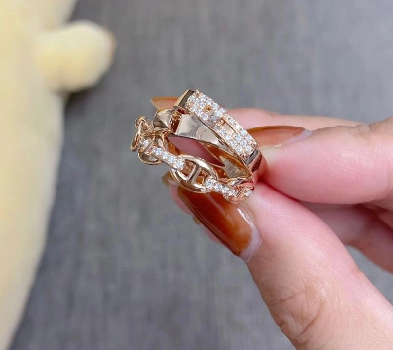 Top mirror Hermes Rings