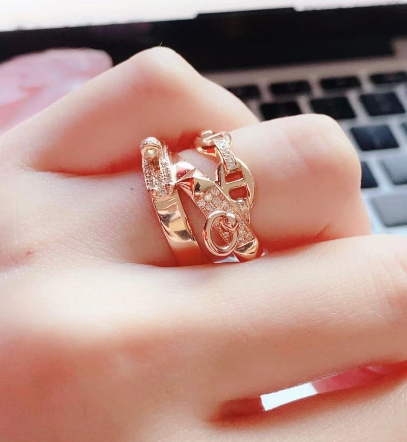 Top mirror Hermes Rings
