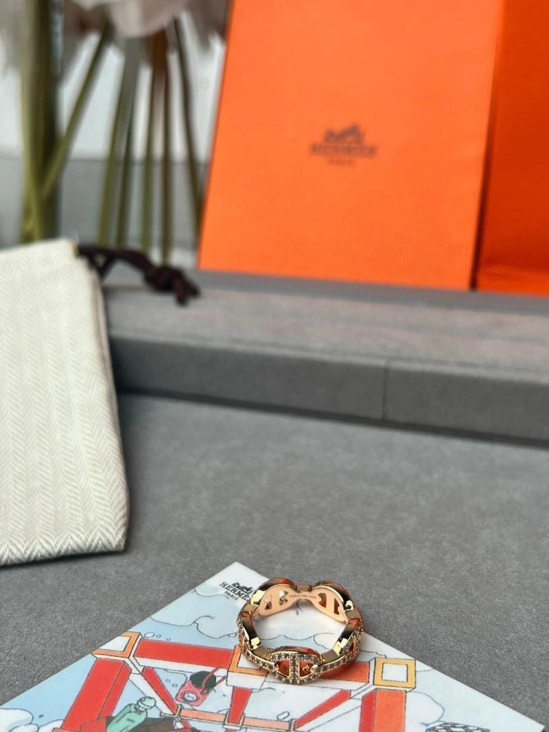 Brand-authenticated Hermes Rings