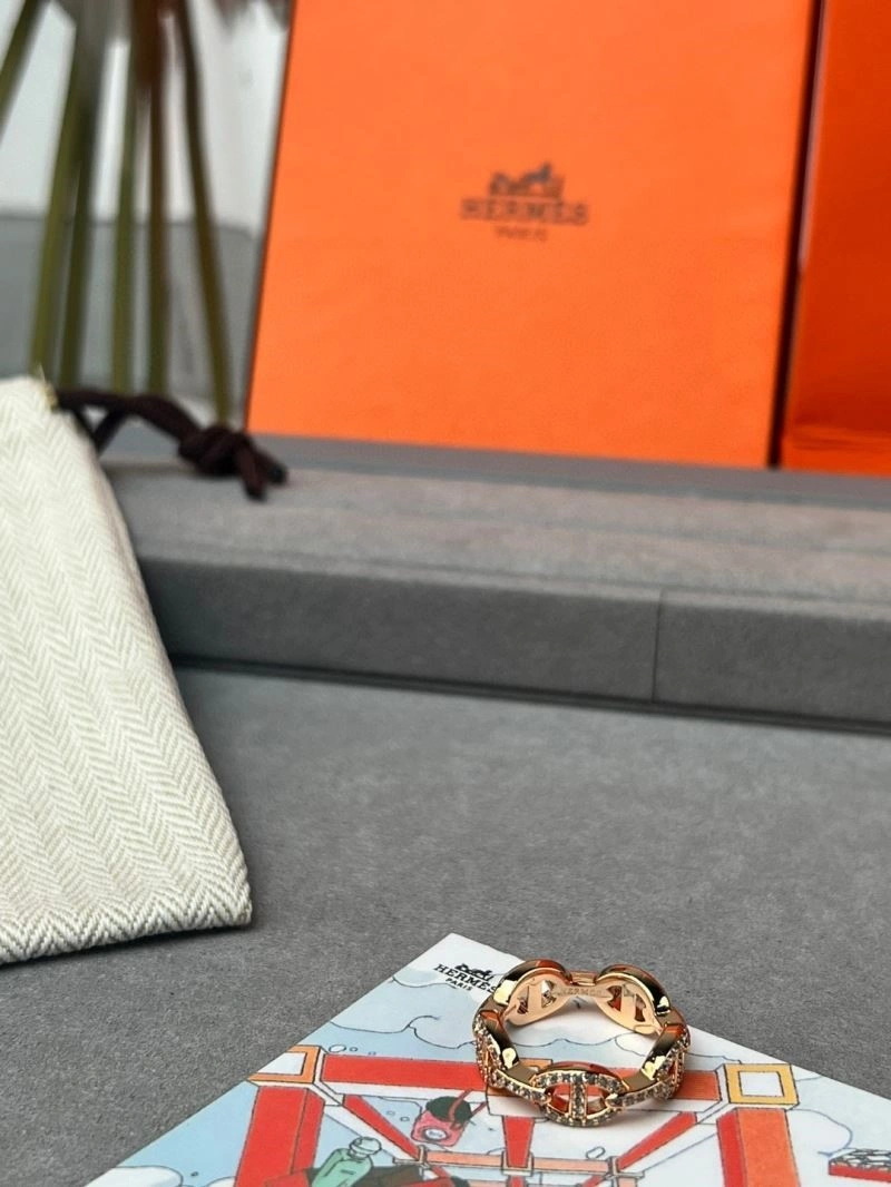 Brand-authenticated Hermes Rings