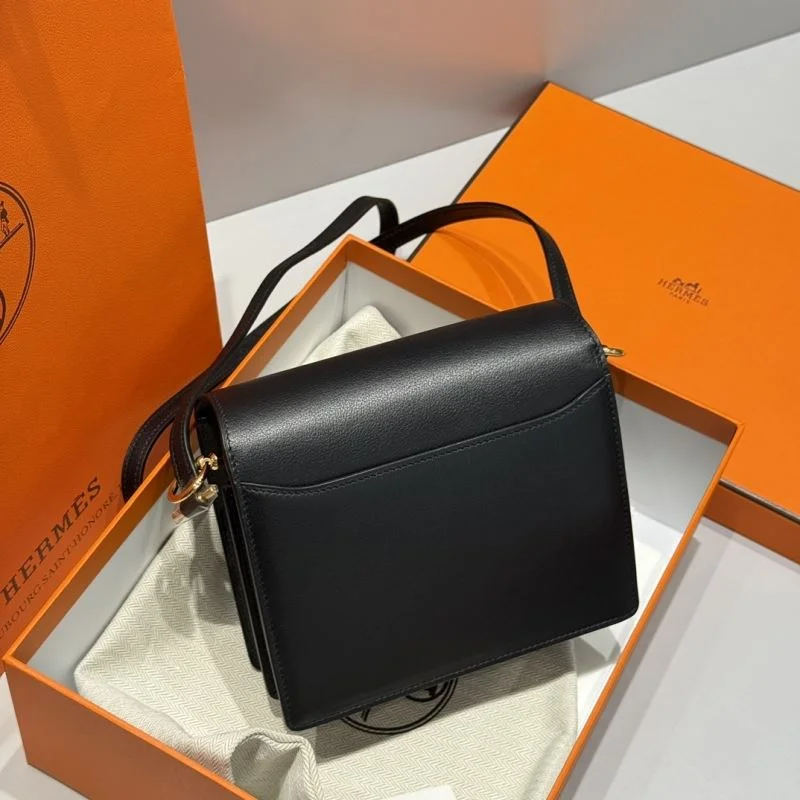 Brand-authenticated Hermes Roulis Bags