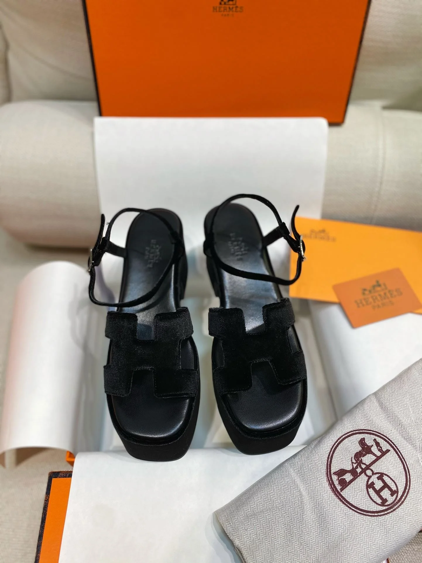 Indistinguishable Hermes Sandals
