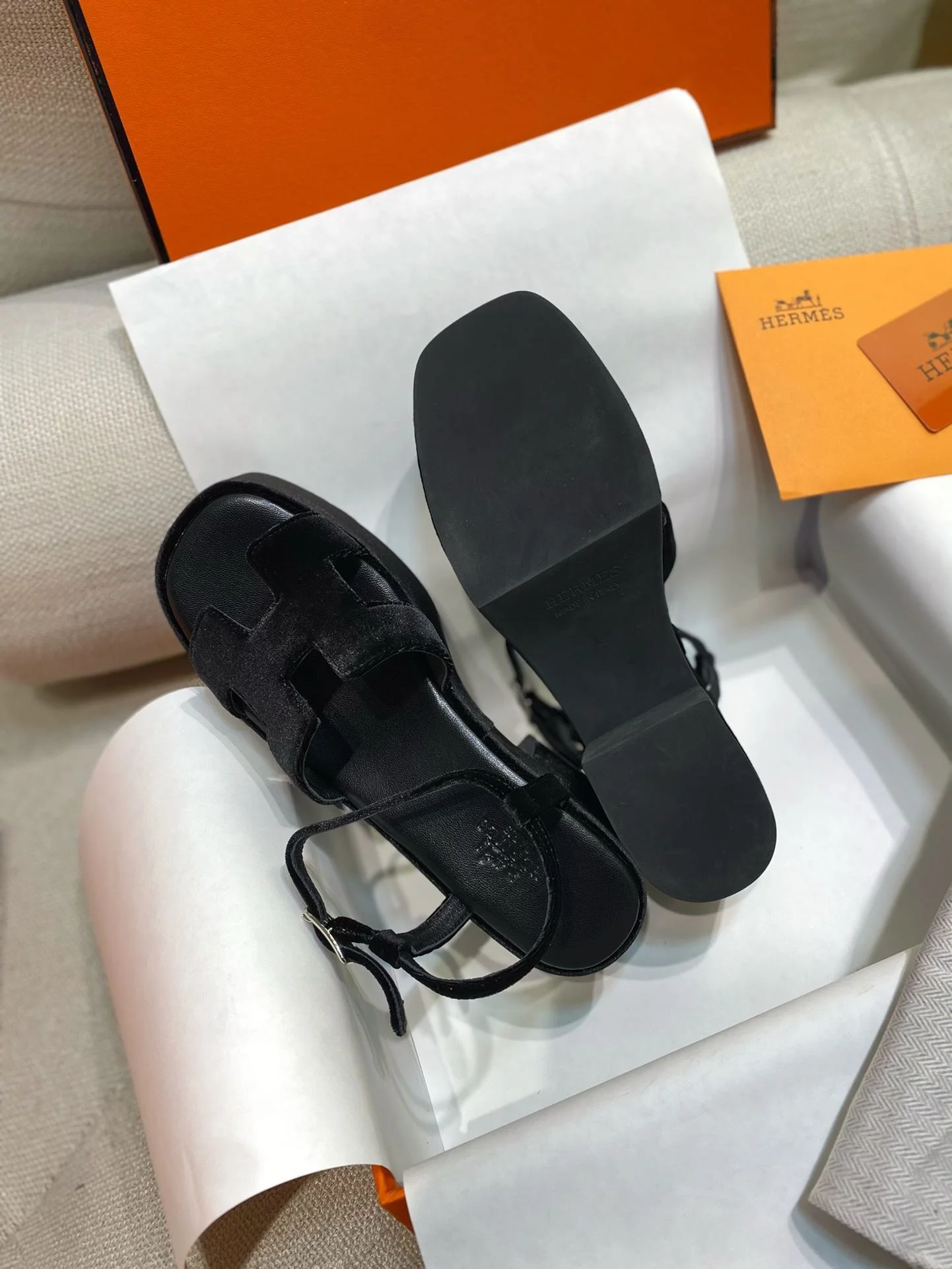 Indistinguishable Hermes Sandals