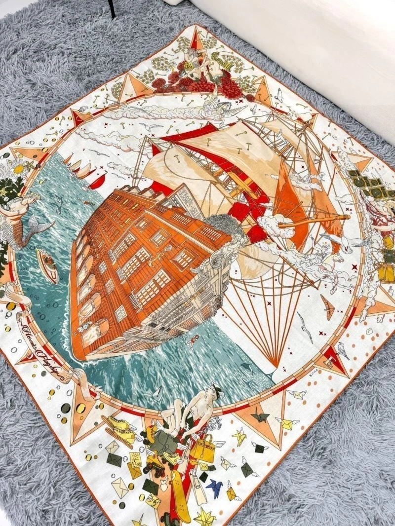 Indistinguishable Hermes Scarf
