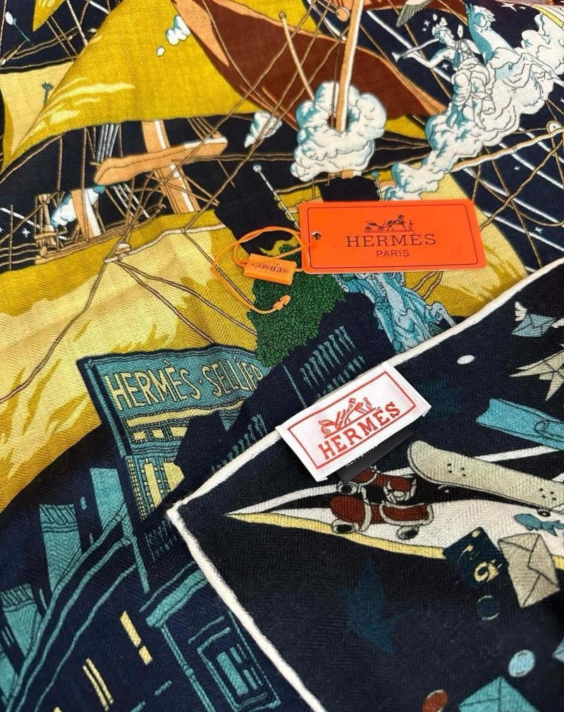Brand-authenticated Hermes Scarf