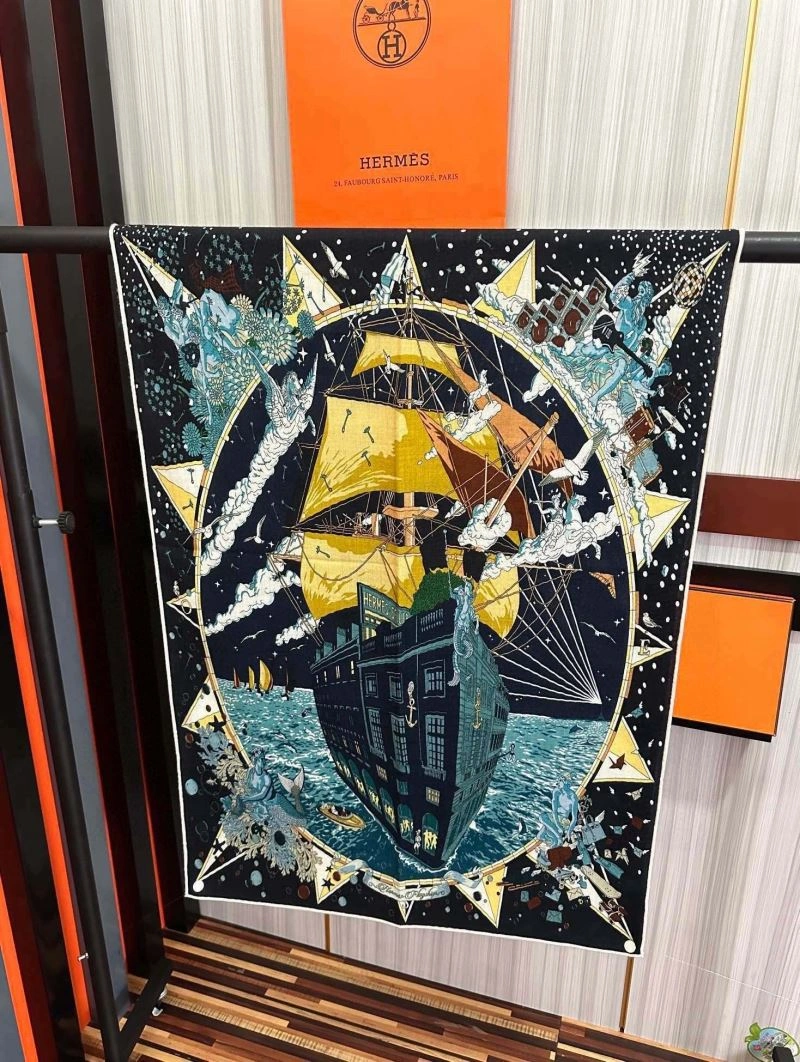 Brand-authenticated Hermes Scarf