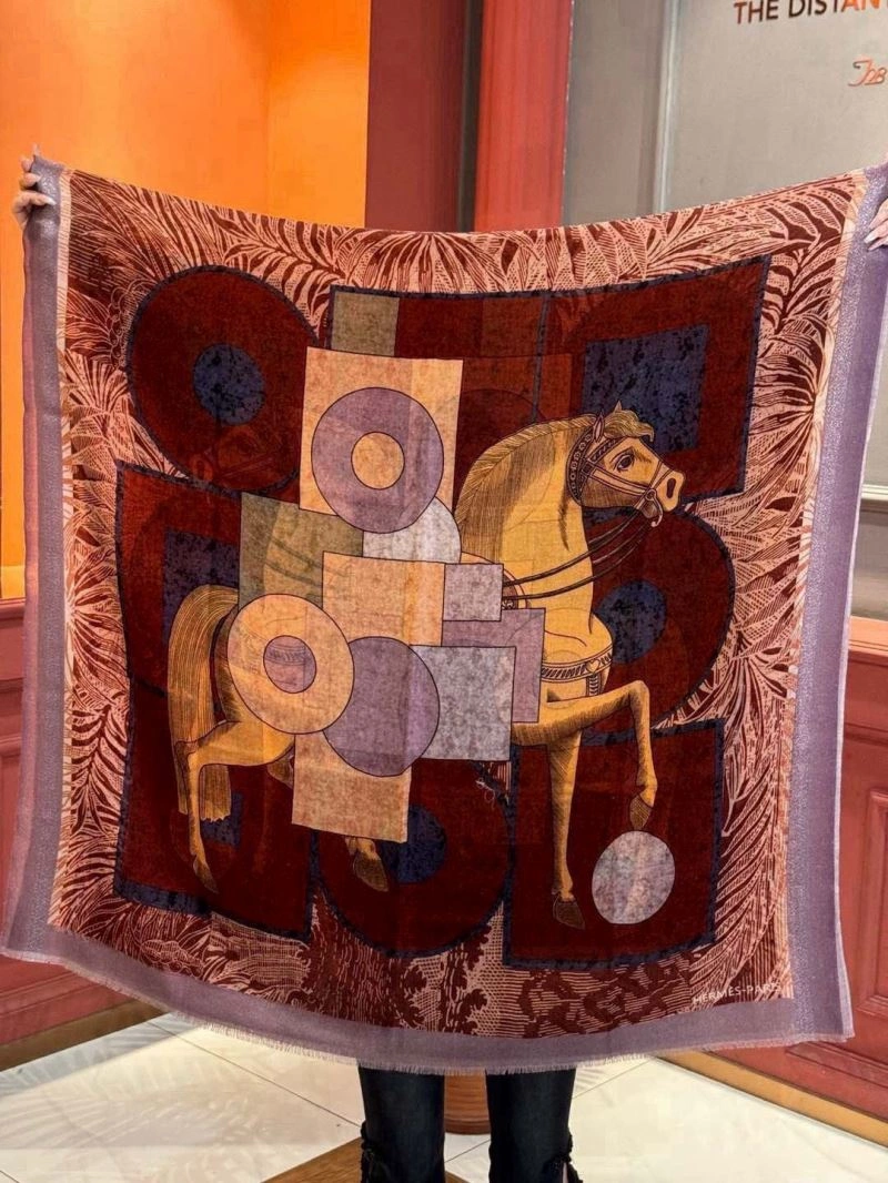 Brand-authenticated Hermes Scarf