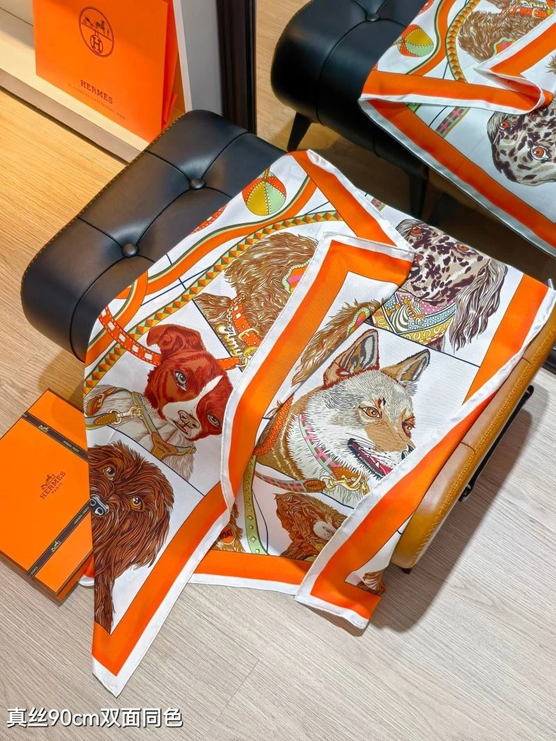 Brand-authenticated Hermes Scarf