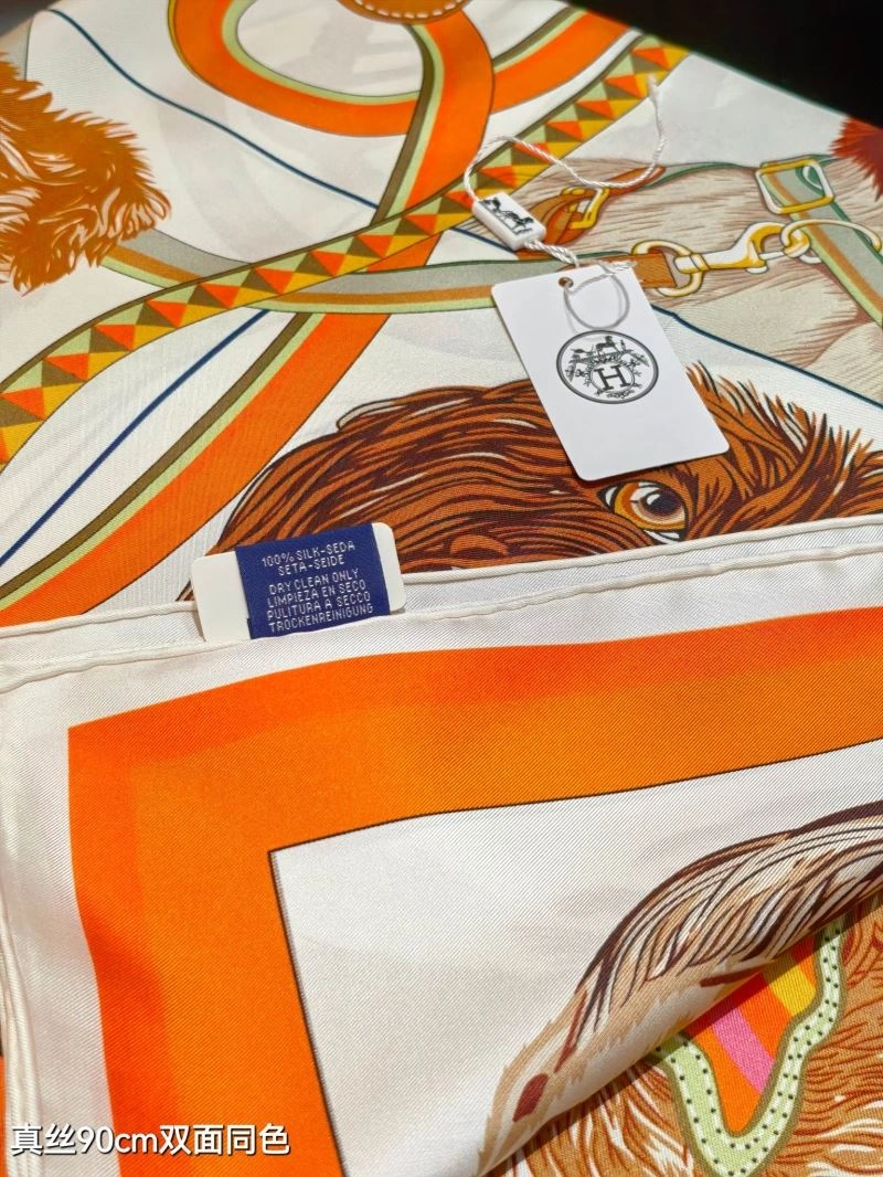 Brand-authenticated Hermes Scarf