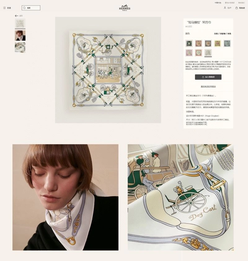 Hermes Scarf