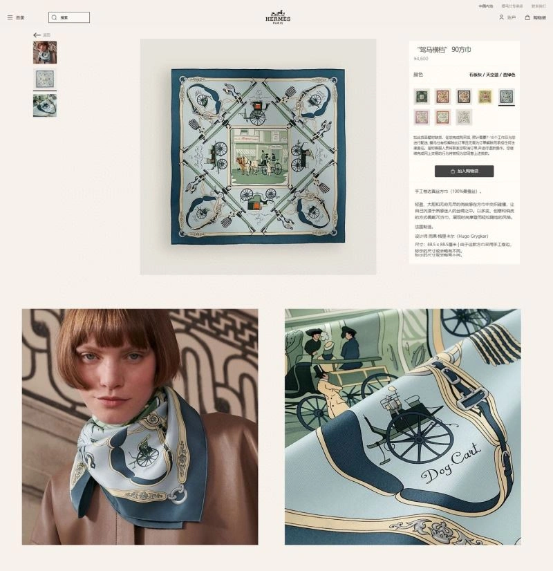 Hermes Scarf