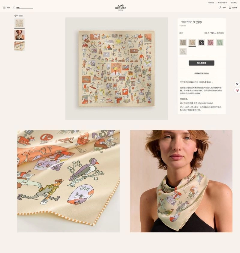 Hermes Scarf