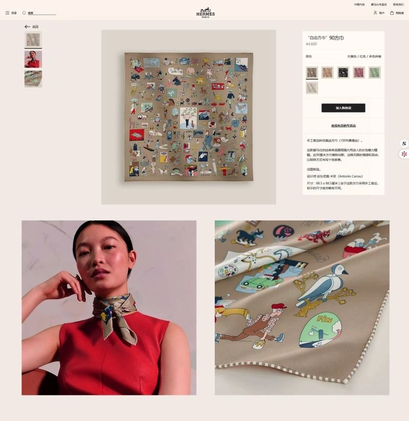 Hermes Scarf