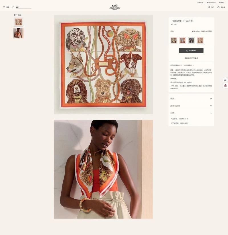 Hermes Scarf