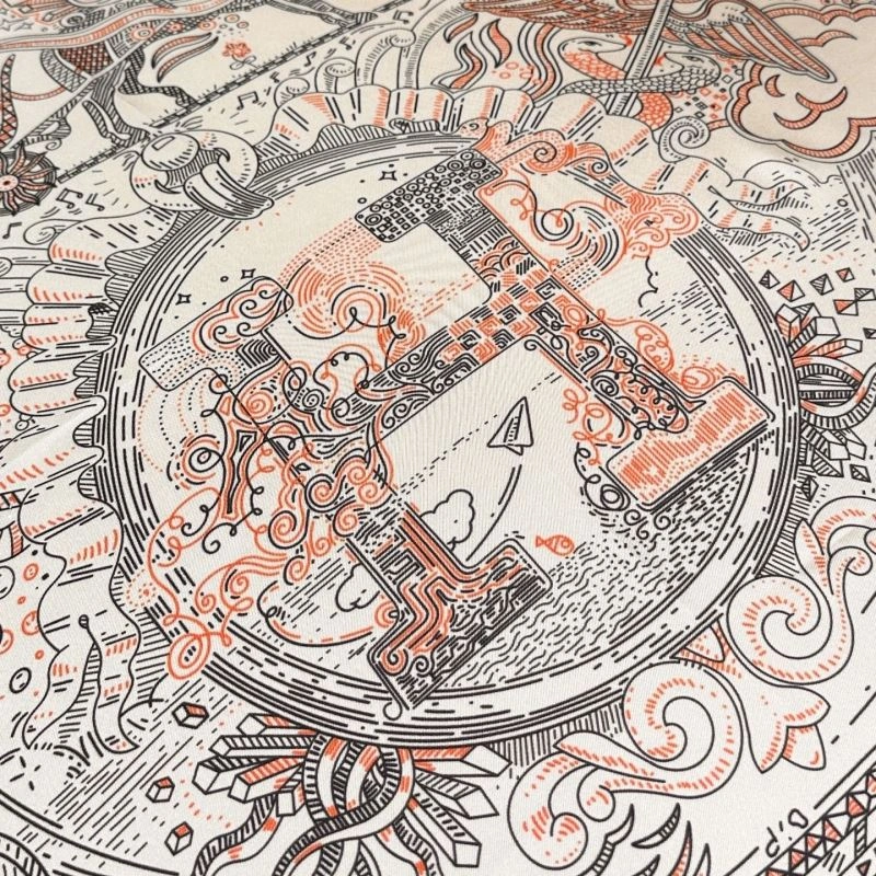 Indistinguishable Hermes Scarf