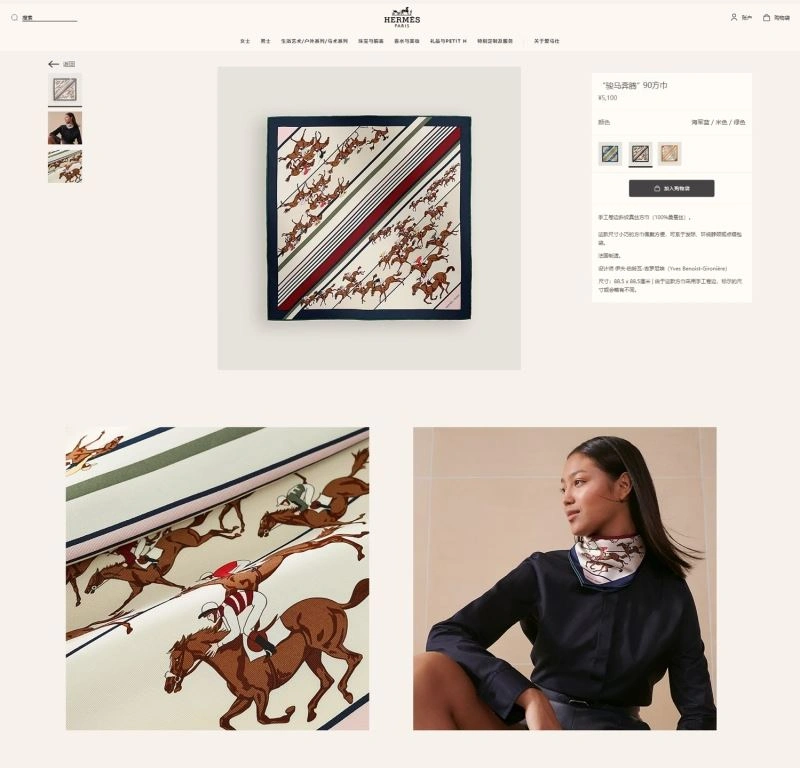 Hermes Scarf