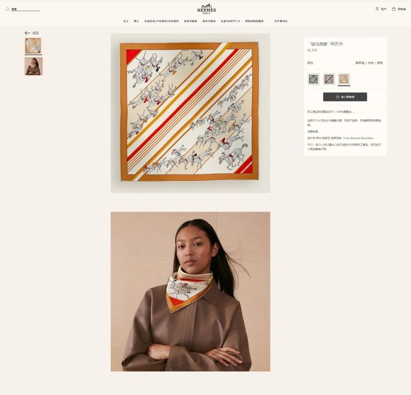 Hermes Scarf