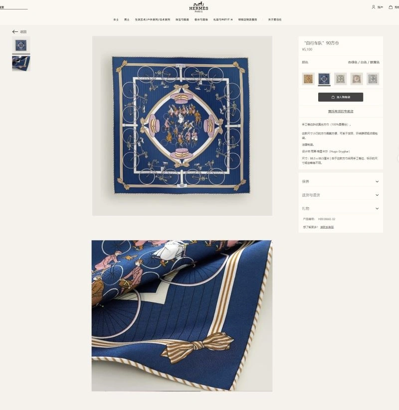 Hermes Scarf
