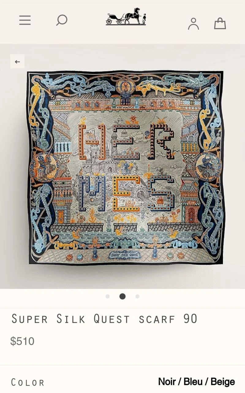 Hermes Scarf