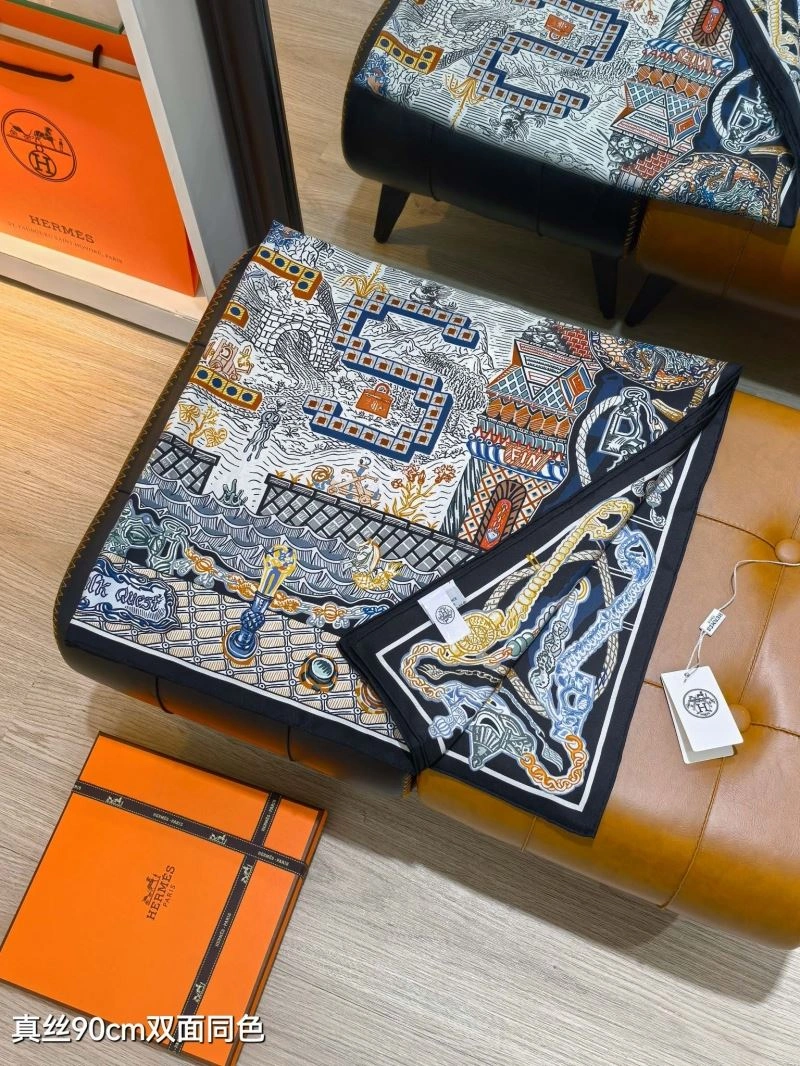 Brand-authenticated Hermes Scarf
