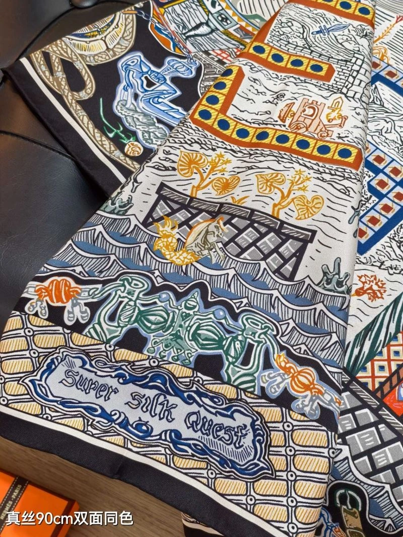 Brand-authenticated Hermes Scarf