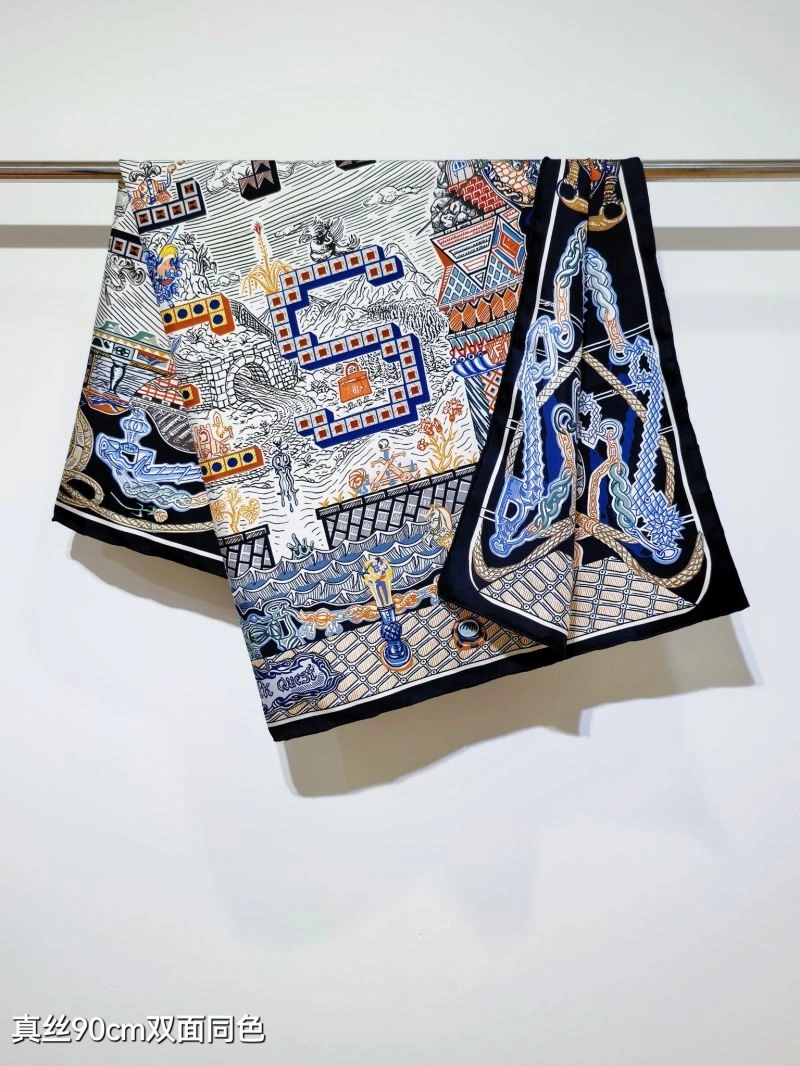 Brand-authenticated Hermes Scarf