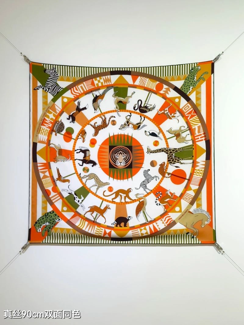 Brand-authenticated Hermes Scarf