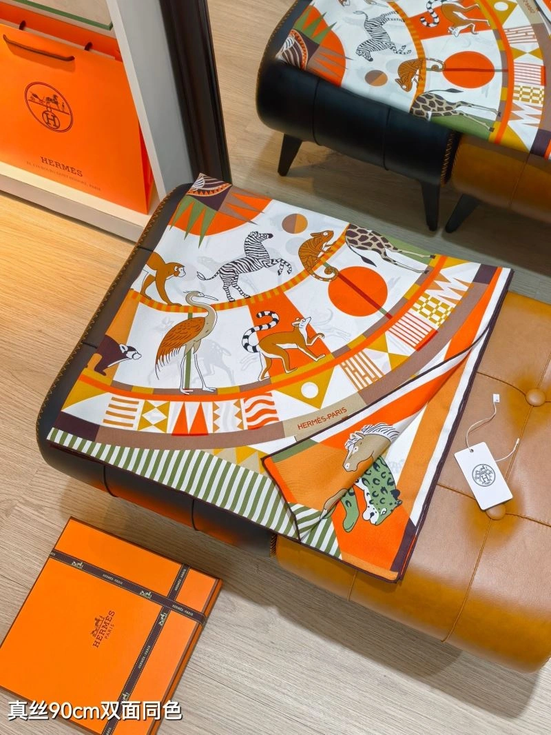 Brand-authenticated Hermes Scarf