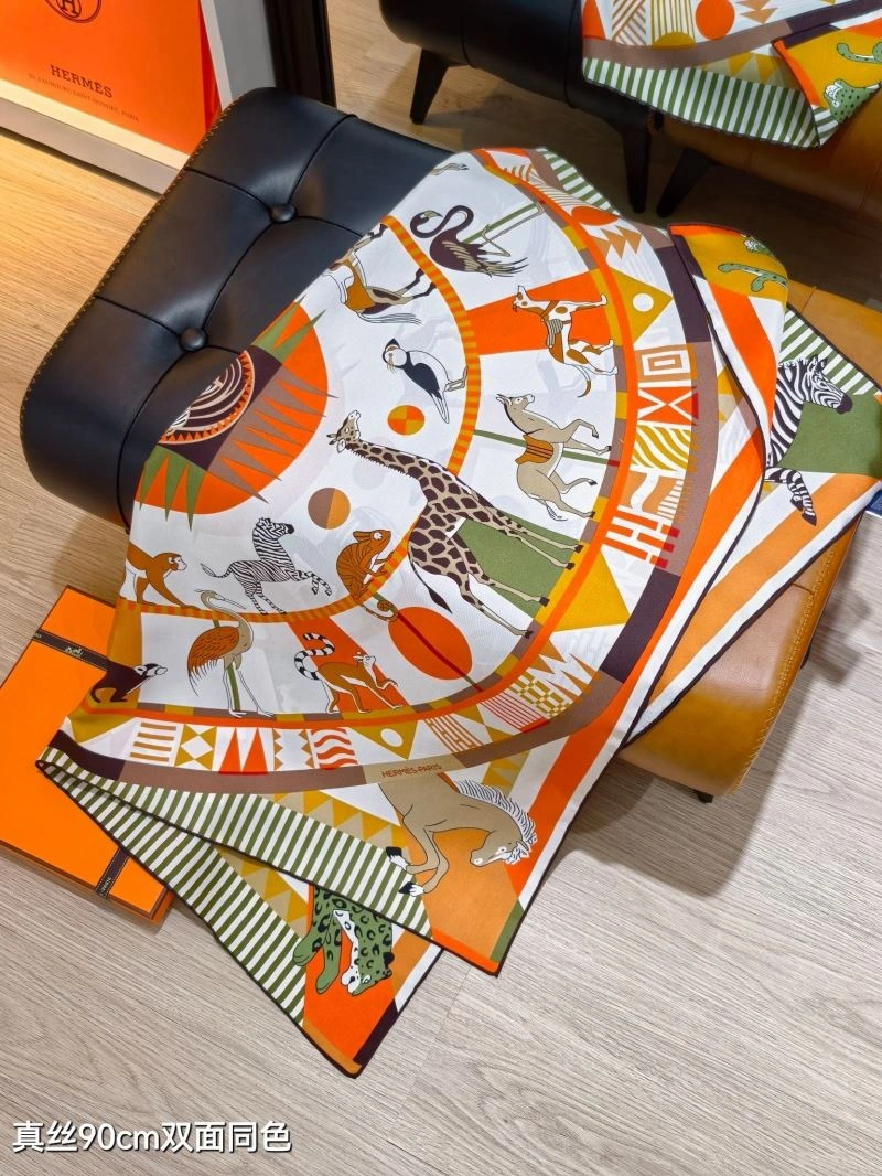 Brand-authenticated Hermes Scarf