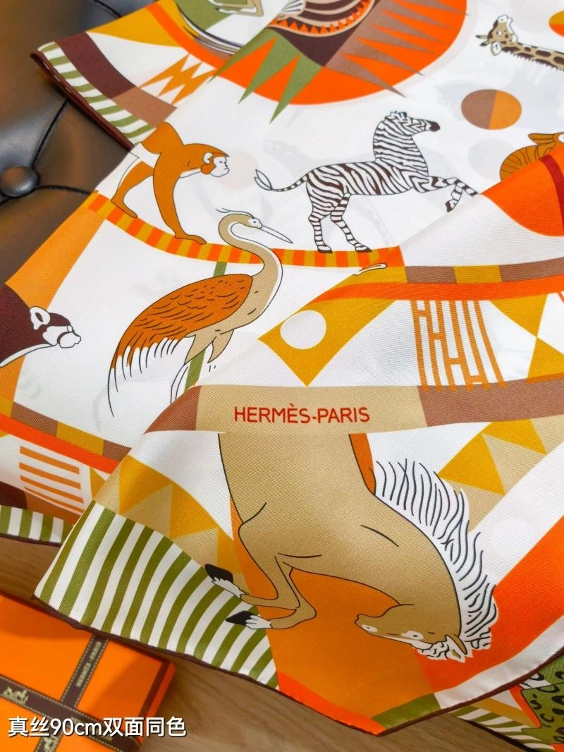 Brand-authenticated Hermes Scarf