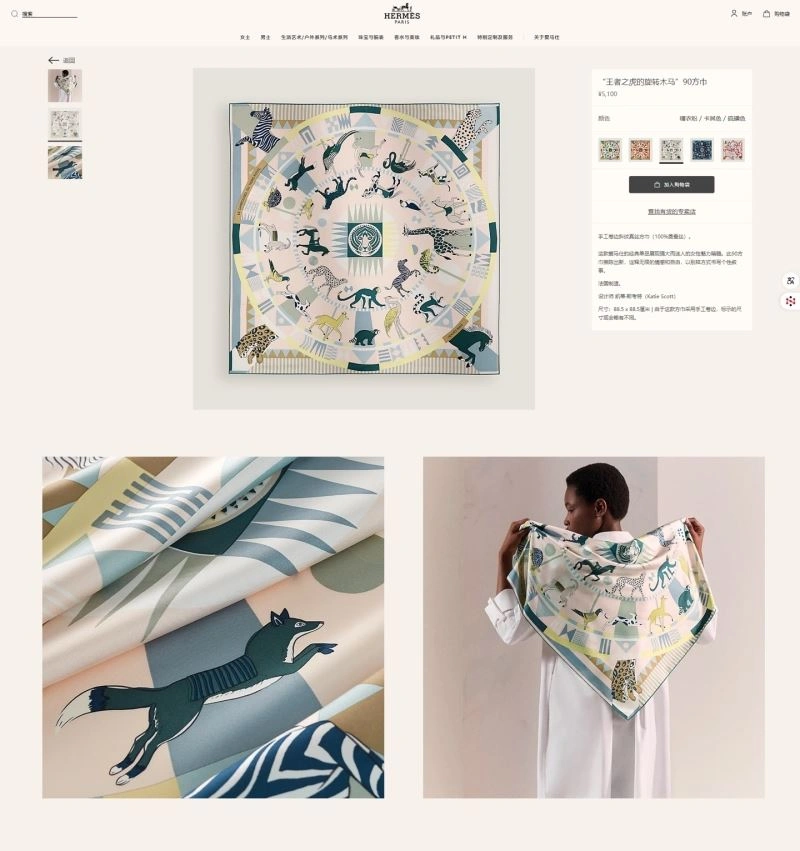 Hermes Scarf