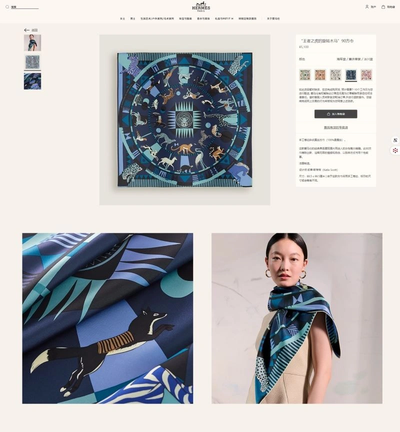 Hermes Scarf