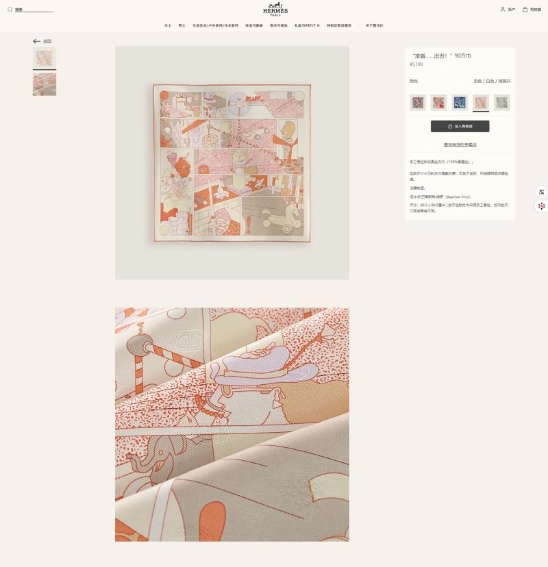 Hermes Scarf